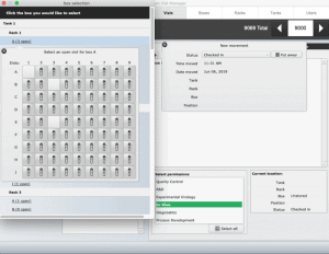 Custom Laboratory Software for Bio-Storage Tracking